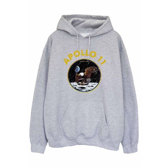 Nasa | Sweaters | Nasa Mens Classic Apollo 1 Hoodie Sports Grey | Poshmark